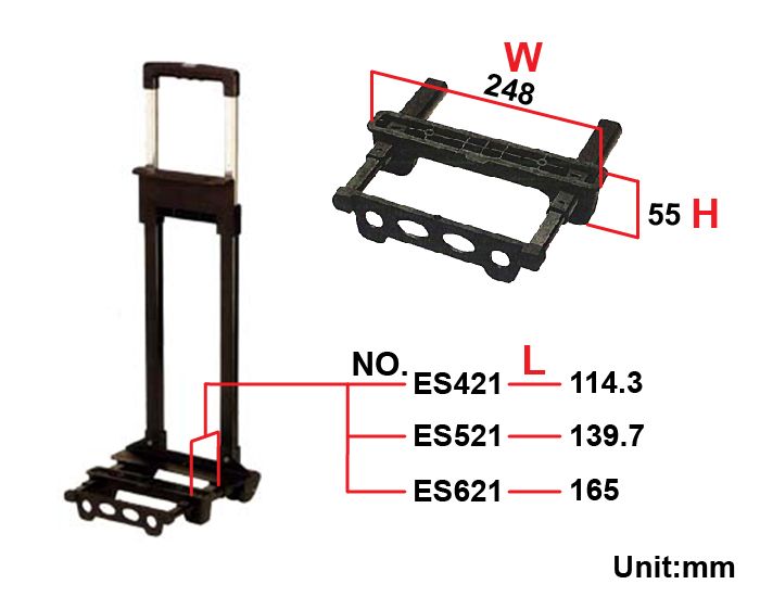 ES621 腳座/鞄丁 - 產品介紹 - 友晟塑膠工業
