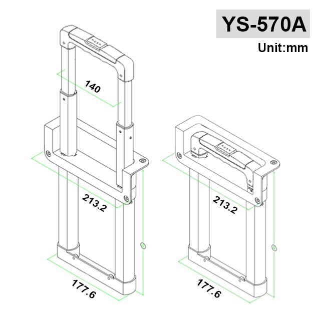 YS-570A Heavy duty Telescopic handle - Product - YEOU CHERNG PLASTICS ...